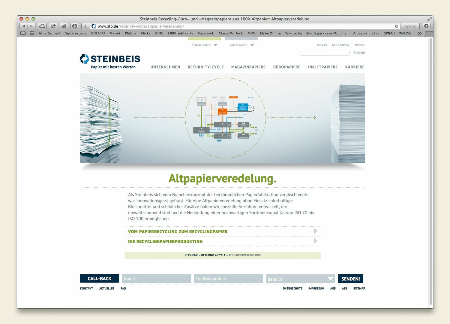 Steinbeis Website
